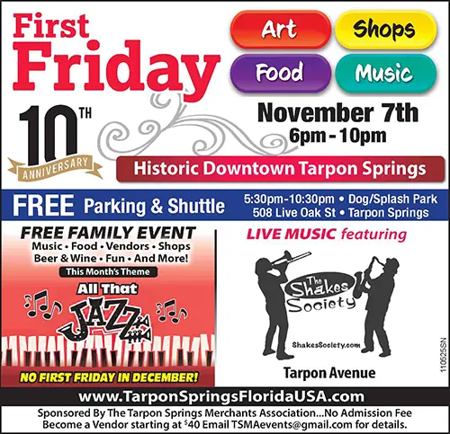 First Friday - Tarpon Springs Merchant's Association